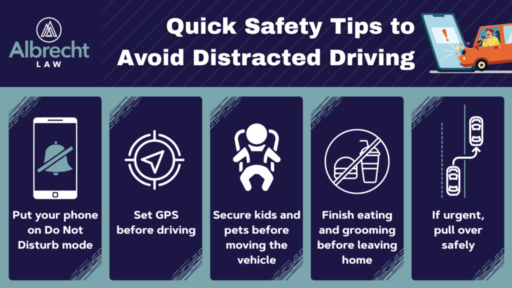 What Are the 3 Main Types of Distractions While Driving in Spokane ...