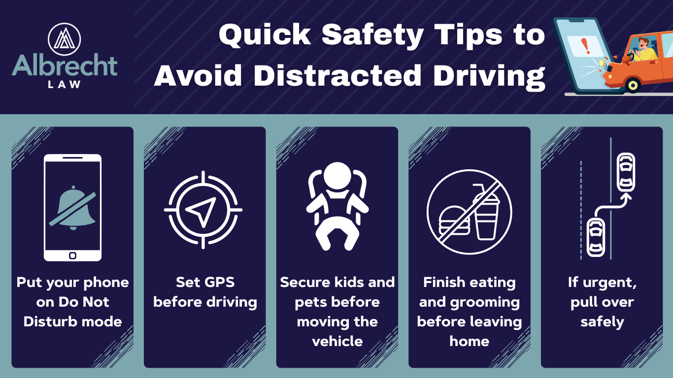 What Are the 3 Main Types of Distractions While Driving in Spokane ...
